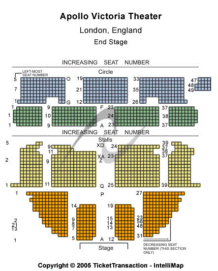 New York Apollo Theater Seating Chart