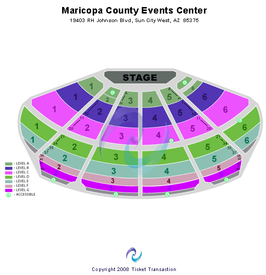 Maricopa County Events Center Seating Chart | Maricopa County Events ...