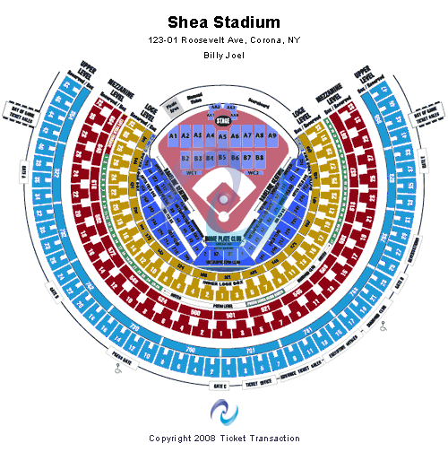 Shea Stadium Seating Chart | Shea Stadium Event Tickets & Schedule