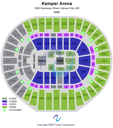 Kemper Arena Seating Chart | Kemper Arena Event Tickets & Schedule