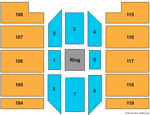 Cox Pavilion Seating Chart | Cox Pavilion Event Tickets & Schedule